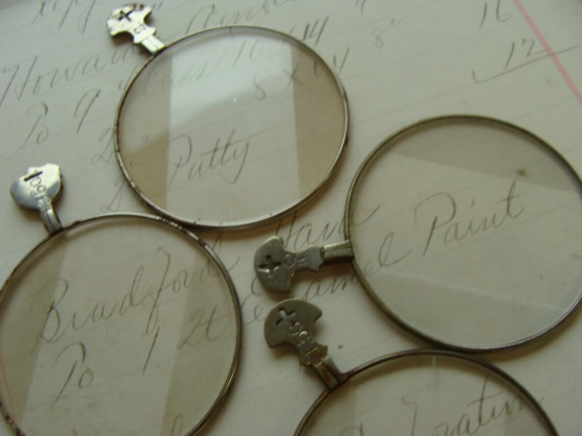 One Antique Authentic Rare Steampunk Gorgeous Frosted Monocle | Etsy