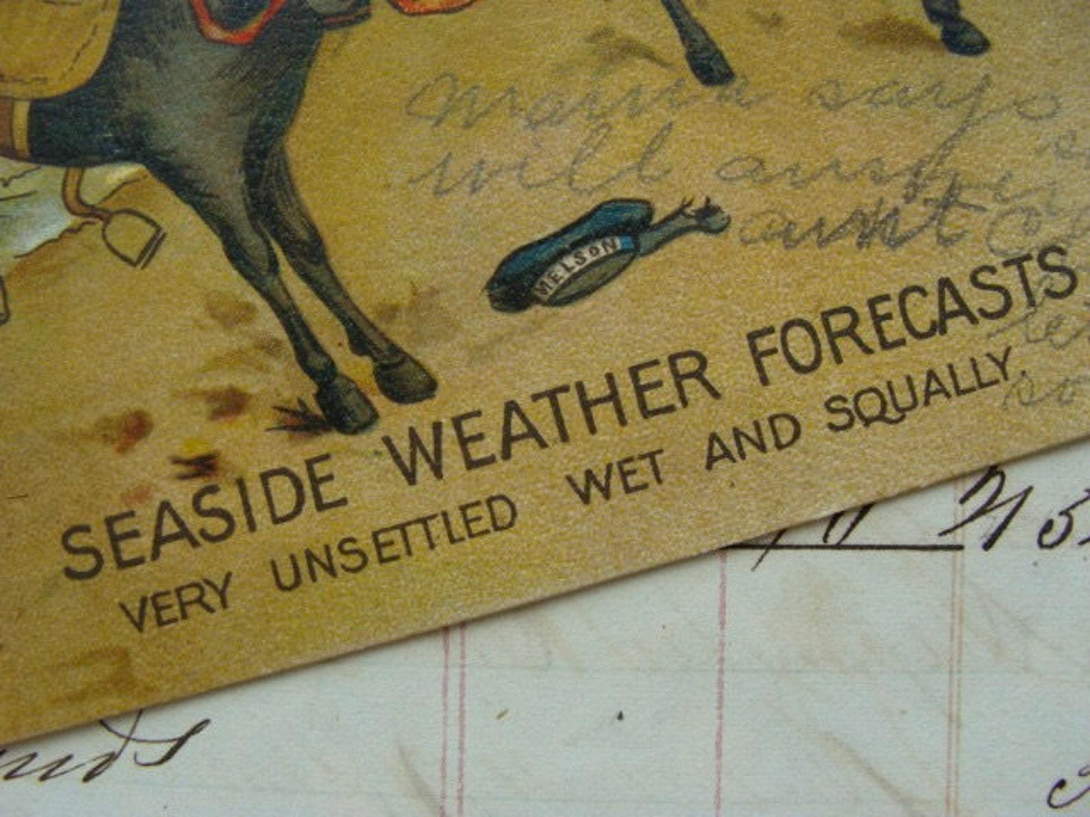 Antique 1908 Punch Style Postcard - Etsy