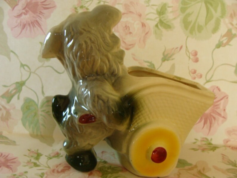 1940s Vintage Antique Kitsch Adorable Puppy Hand Painted - Etsy