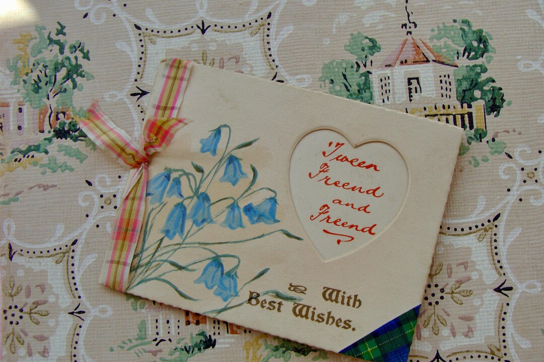 Antique Keepsake 1900s Die Cut Rare Gorgeous Victorian Booklet ...
