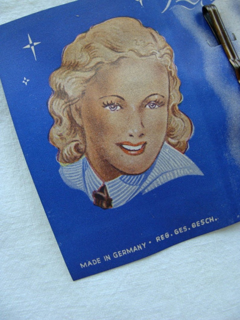 Vintage German Hair Bobbie Pins on Original Card 1940s - Etsy