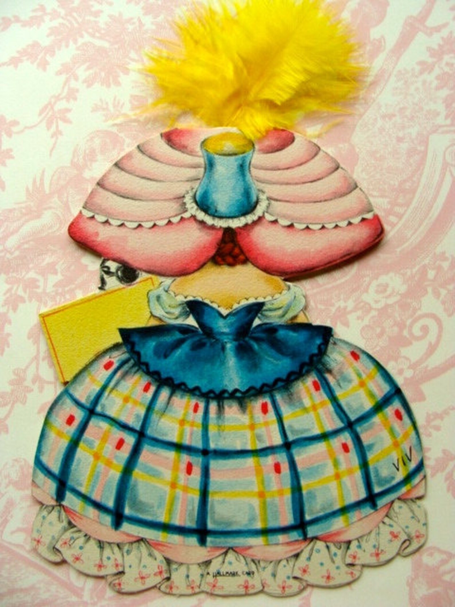 Antique Cia 1940s Adorable Original Die Cut Card or Kitsch | Etsy