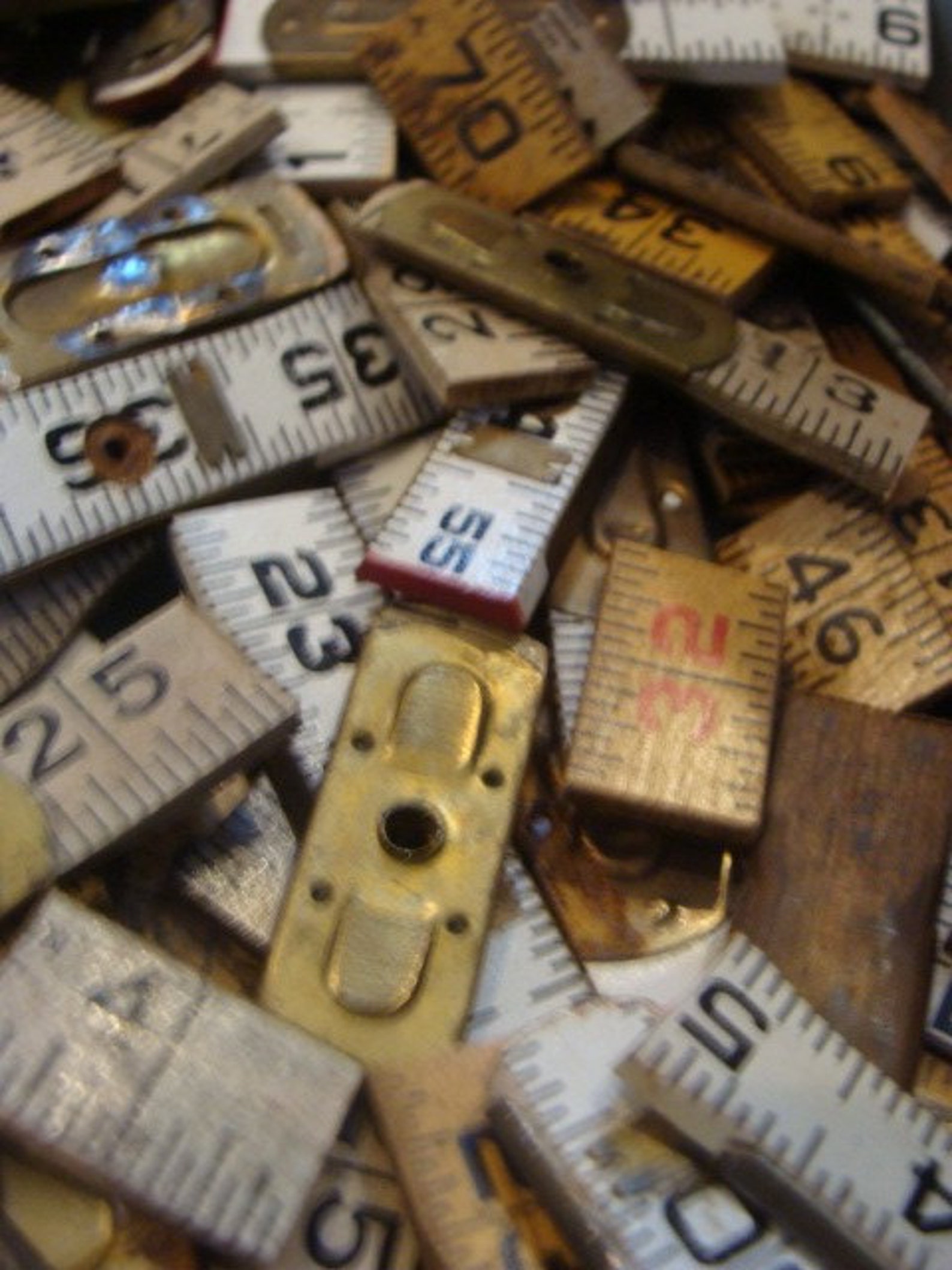 One Dozen Very Vintage Expandable Folding Ruler Pcs - Etsy