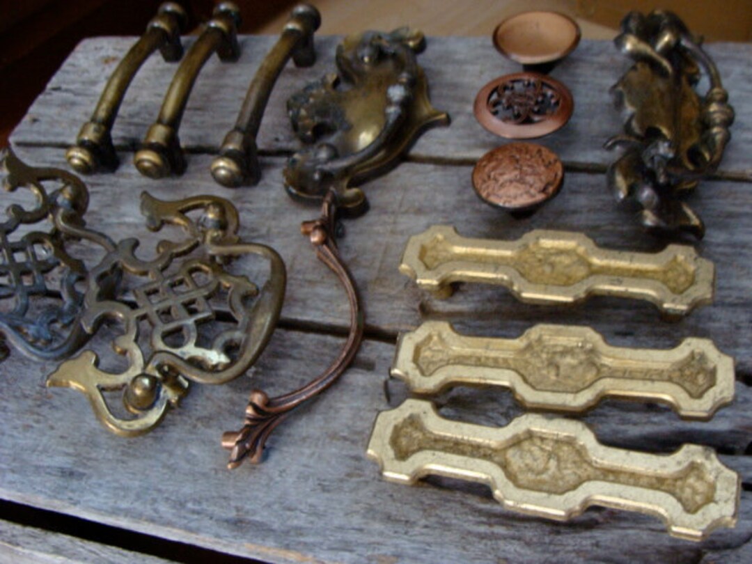 Vintage Mid Century Modern Hardware Lot 93 - Etsy