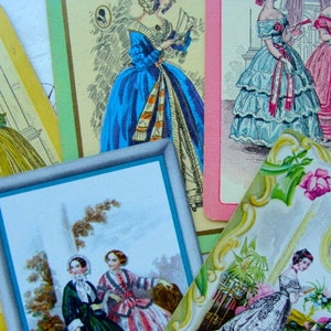 6 Antique Les Modes Godey Ladies 3rd Series Collector Playing Cards - Etsy