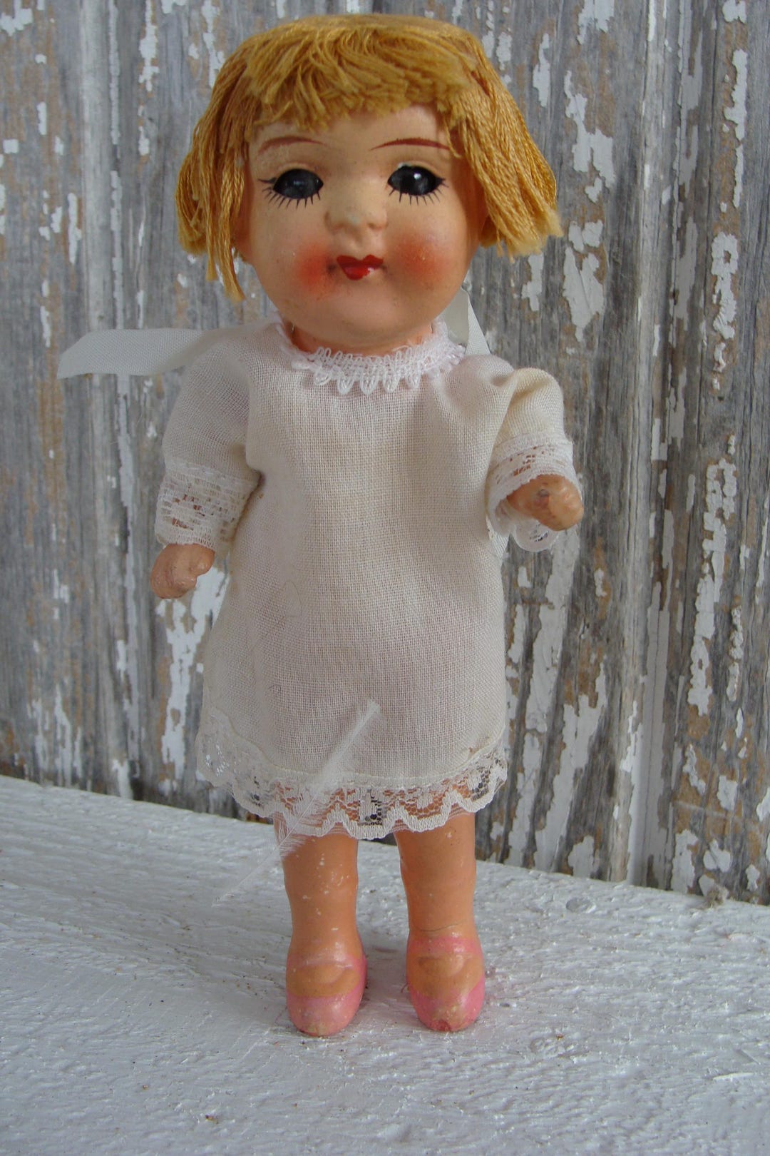 Rare and a Bit Creepy Weird Sleepy Eye Bisque Jointed Weird Doll - Etsy