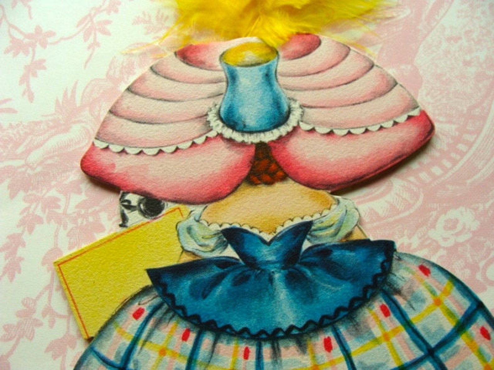 Antique Cia 1940s Adorable Original Die Cut Card or Kitsch | Etsy