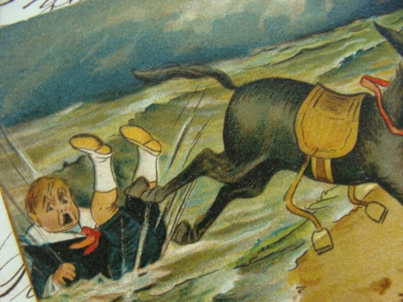 Antique 1908 Punch Style Postcard - Etsy