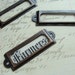 3 Mercantile Industrial Metal Label Holders - Etsy