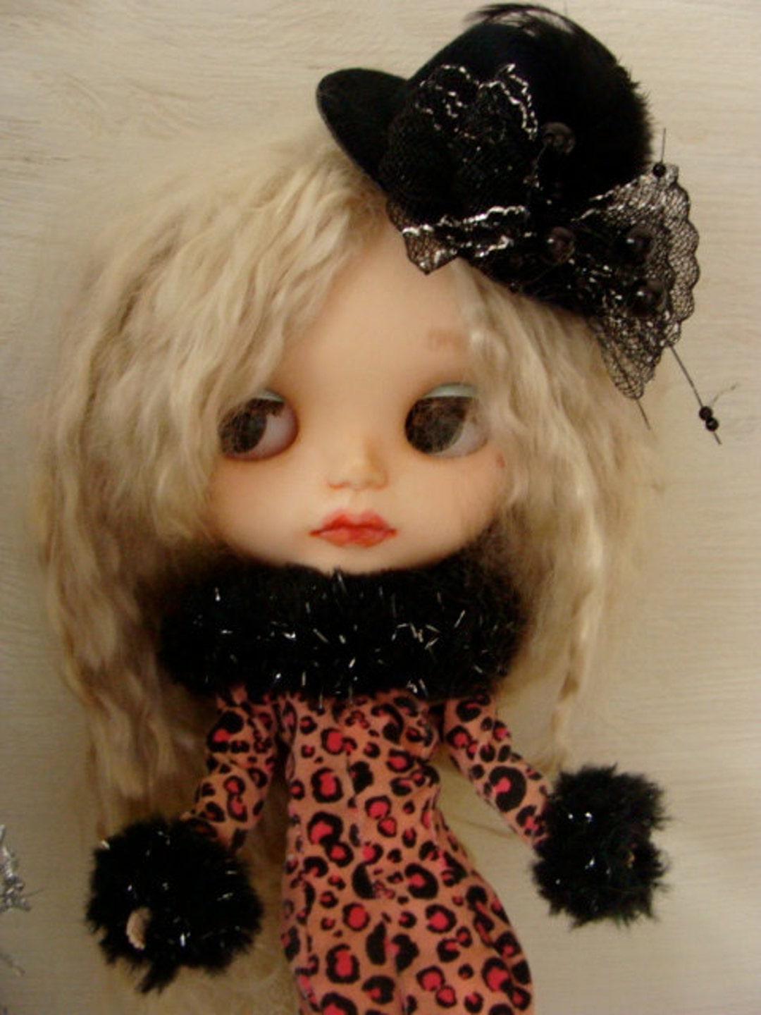 Gorgeous Fancy Fur Animal Print Vintage Barbie Fashion Dress Fits ...