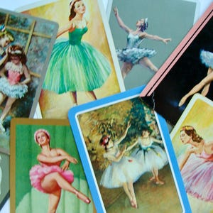 Antique Ballerina Ballet Dancer Very French Ballet Trade Playing Cards ...