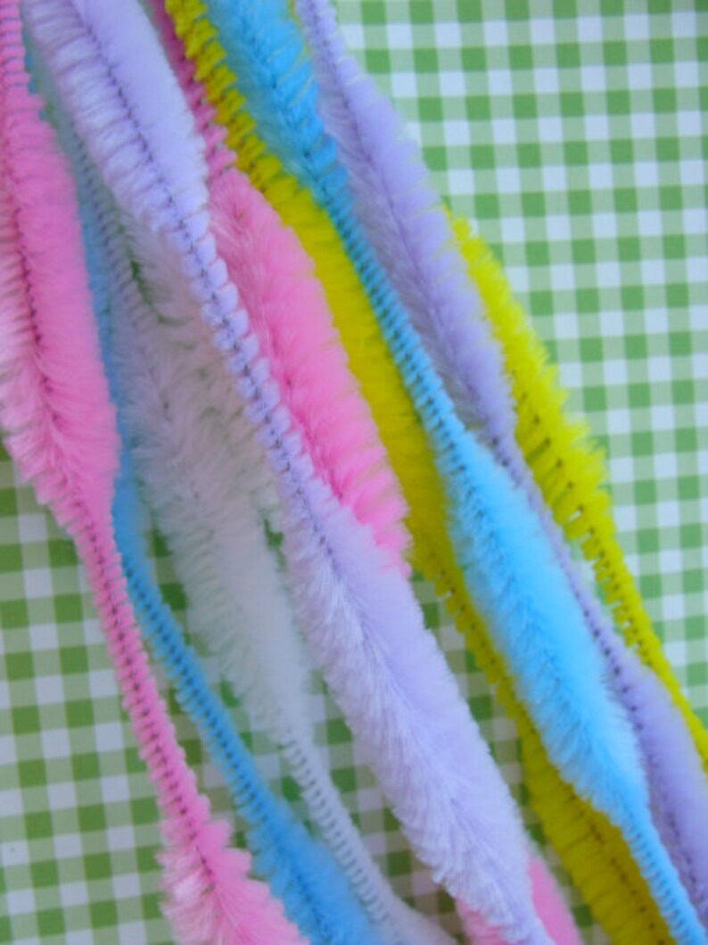 Gorgeous Extra Thick Pretty Bump Chenille Sticks Pipe Cleaners - Etsy