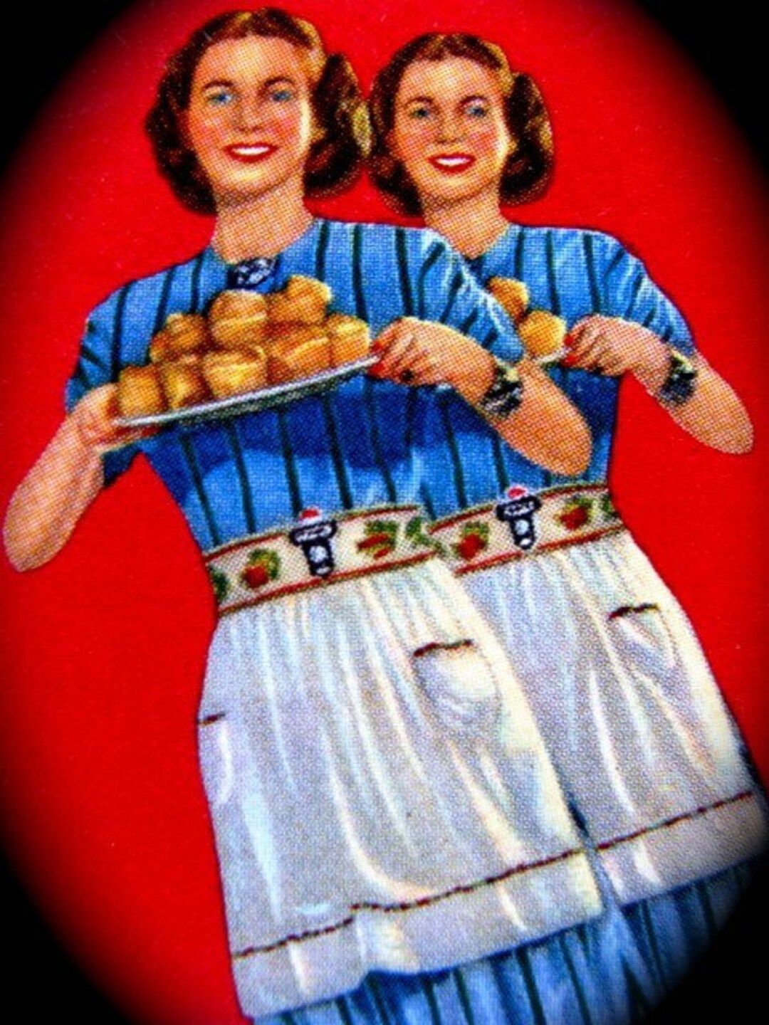 3 Rare Vintage Kitsch 1950s Baking Kitchen Cards - Etsy