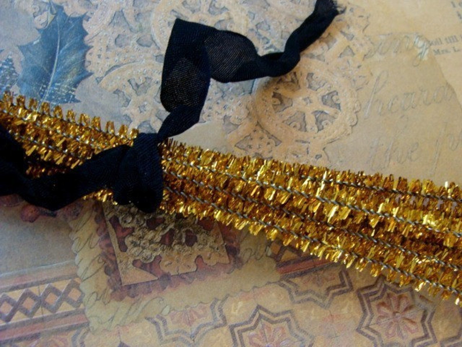 One Dozen German Tinsel Sticks Pipe Cleaners - Etsy