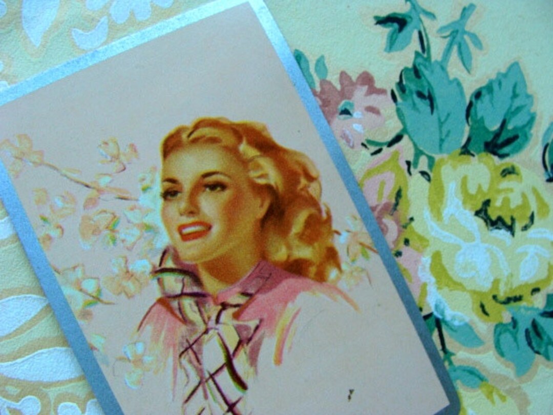 Vintage Pin up Lot With Beautiful Colors - Etsy