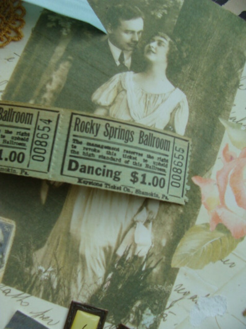 6 Antique Antique Ballroom Dancing Tickets - Etsy Canada