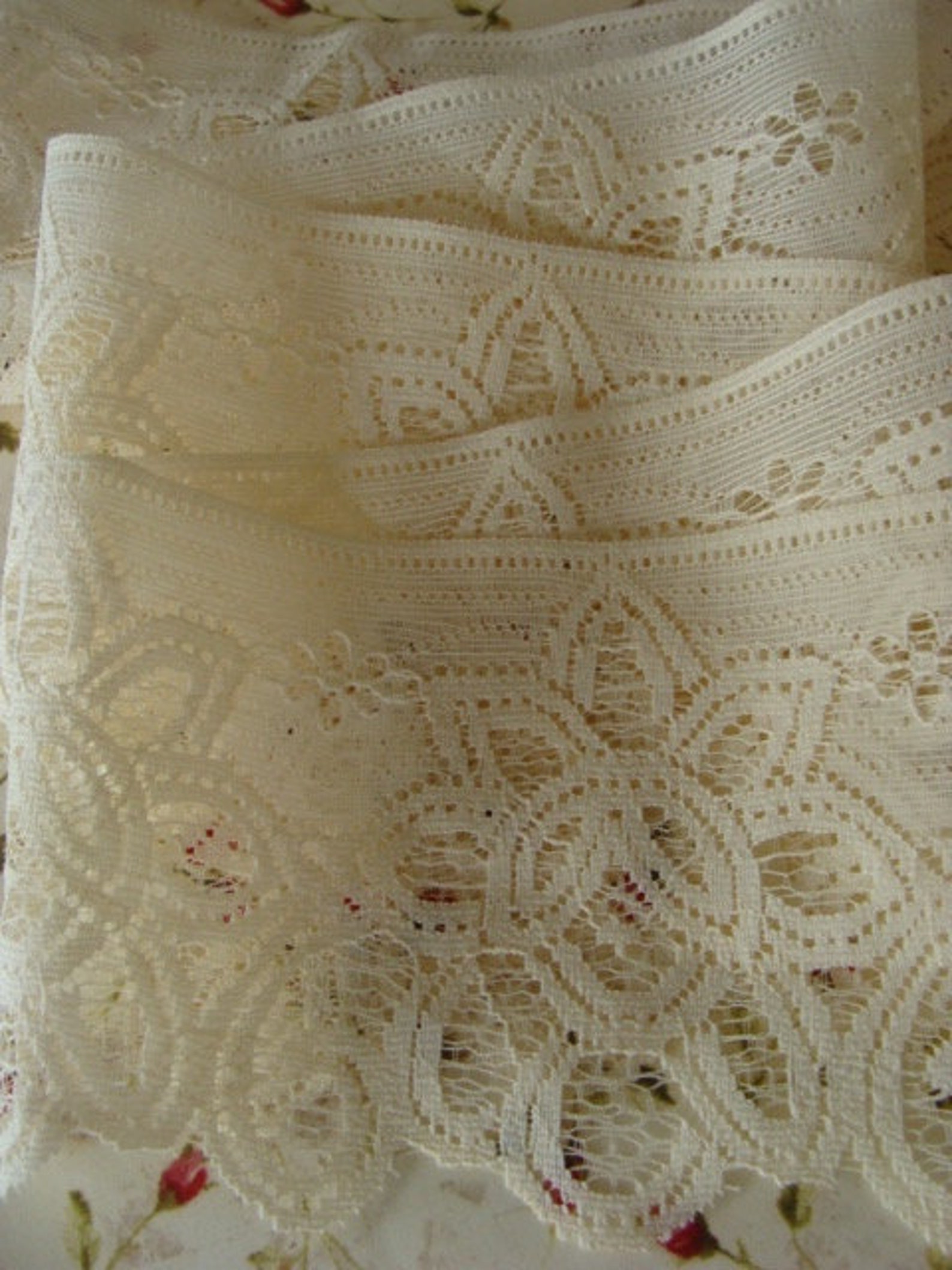 Antique Gorgeous Wide Ivory Dutch Lace Stunning and Intricate 4 Inches ...