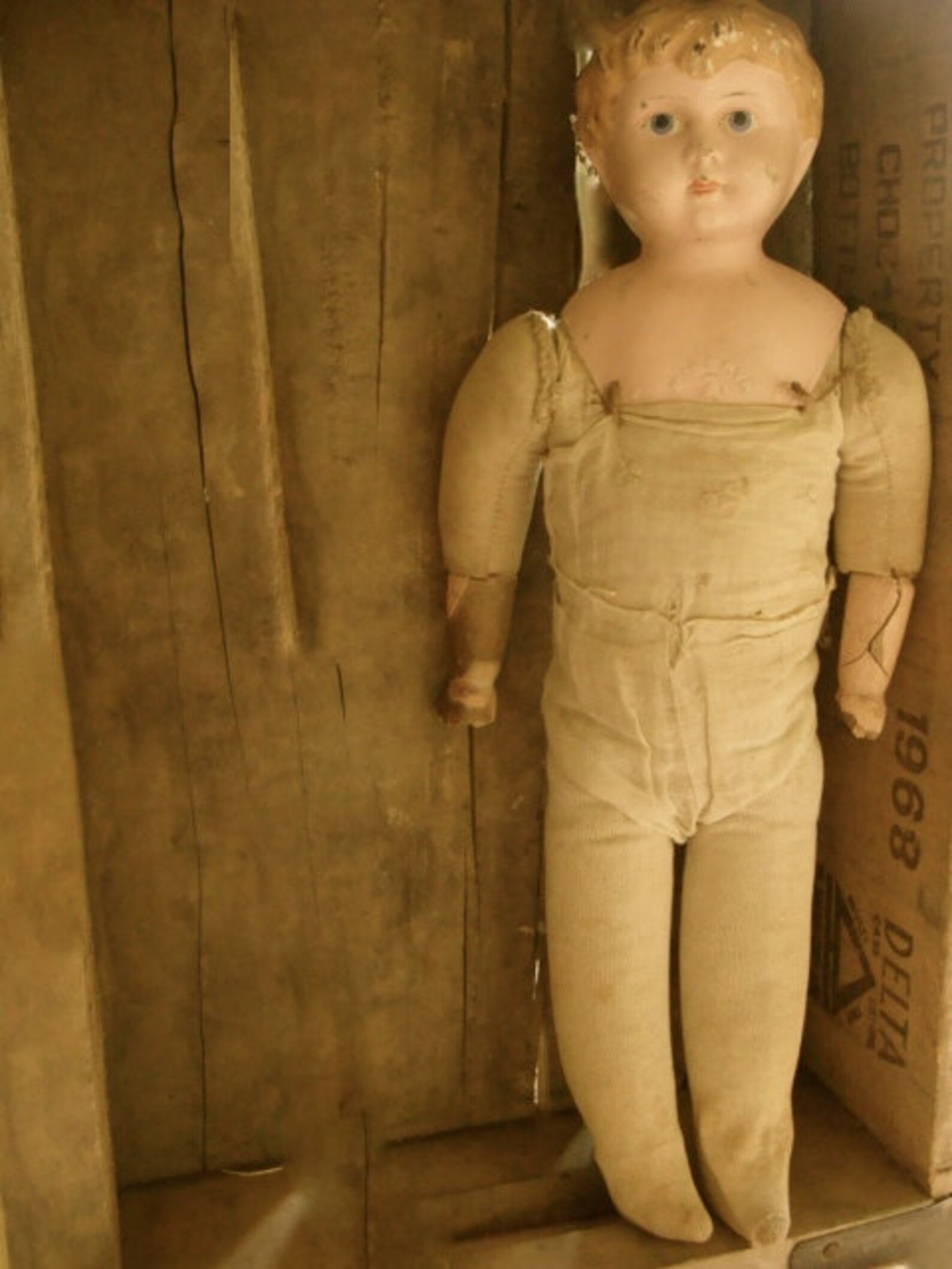 Antique German Rare Metal Head Cloth and Sawdust Doll Over - Etsy