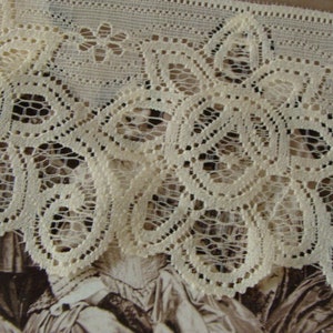 Antique Gorgeous Wide Ivory Dutch Lace Stunning and Intricate 4 Inches ...