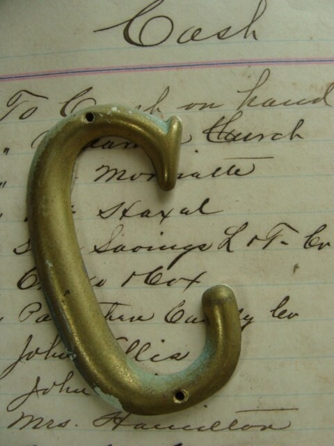 Antique Chippy Letter C - Etsy