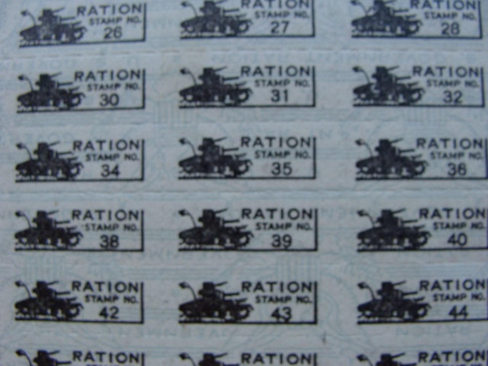 Antique 1940s War Ration Tickets WW2 Tankers Tanks - Etsy