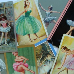 Antique Ballerina Ballet Dancer Very French Ballet Trade Playing Cards ...