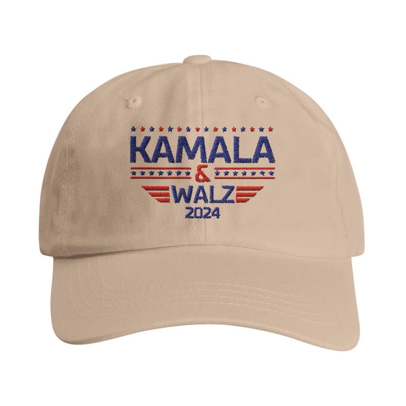 Kamala Harris & Tim Walz, Adult Low-profile Cotton Twill Dad Cap - Etsy