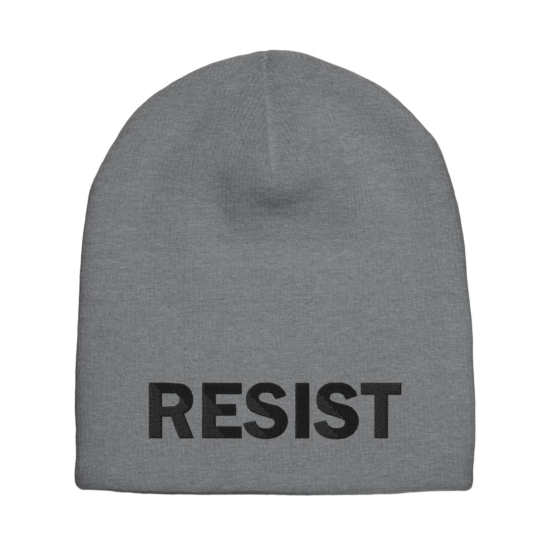 RESIST | Beanie Style Winter Hat - Etsy