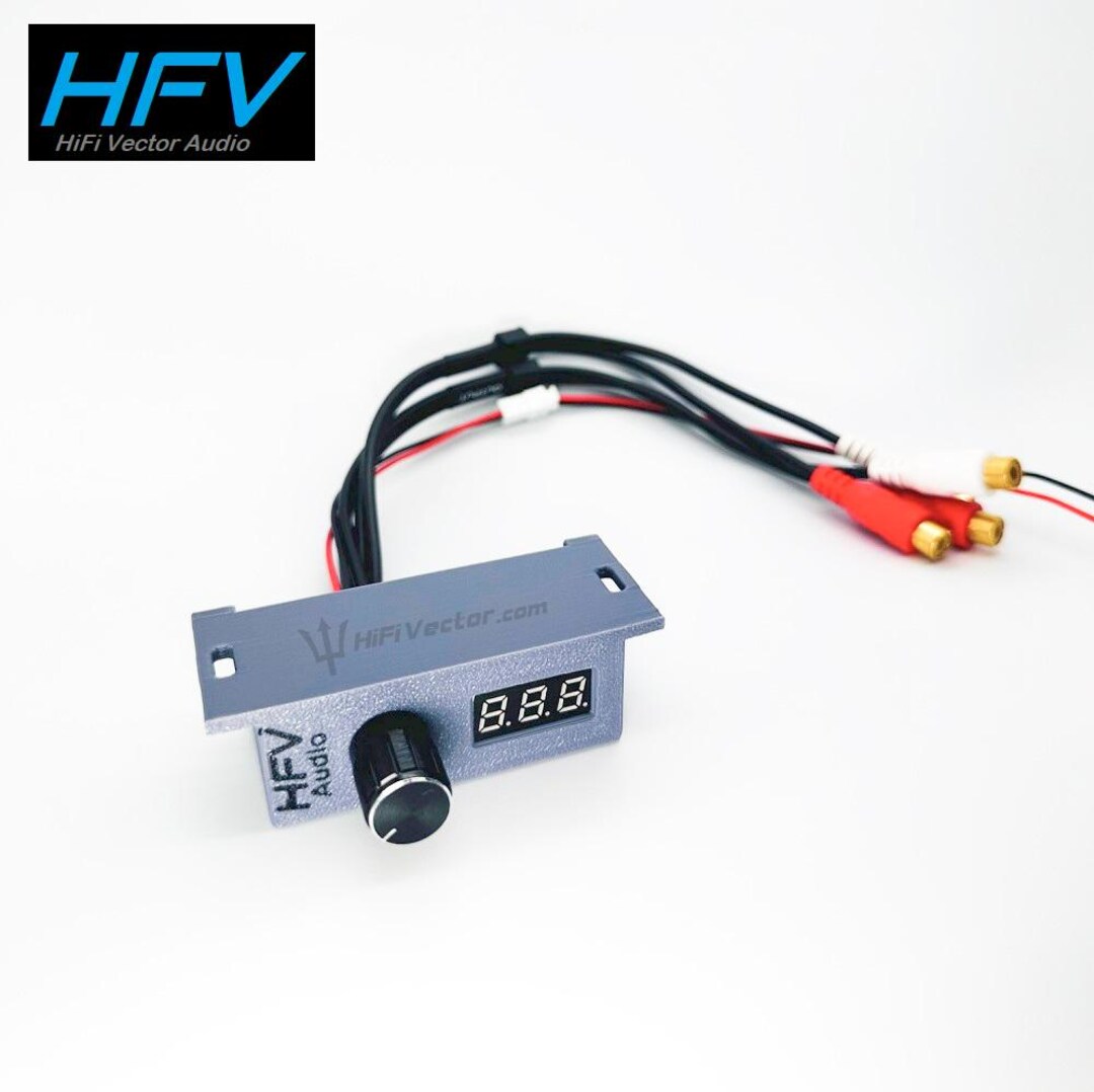 Car Audio RCA Subwoofer Volume Control Bass Knob With Voltmeter - Etsy