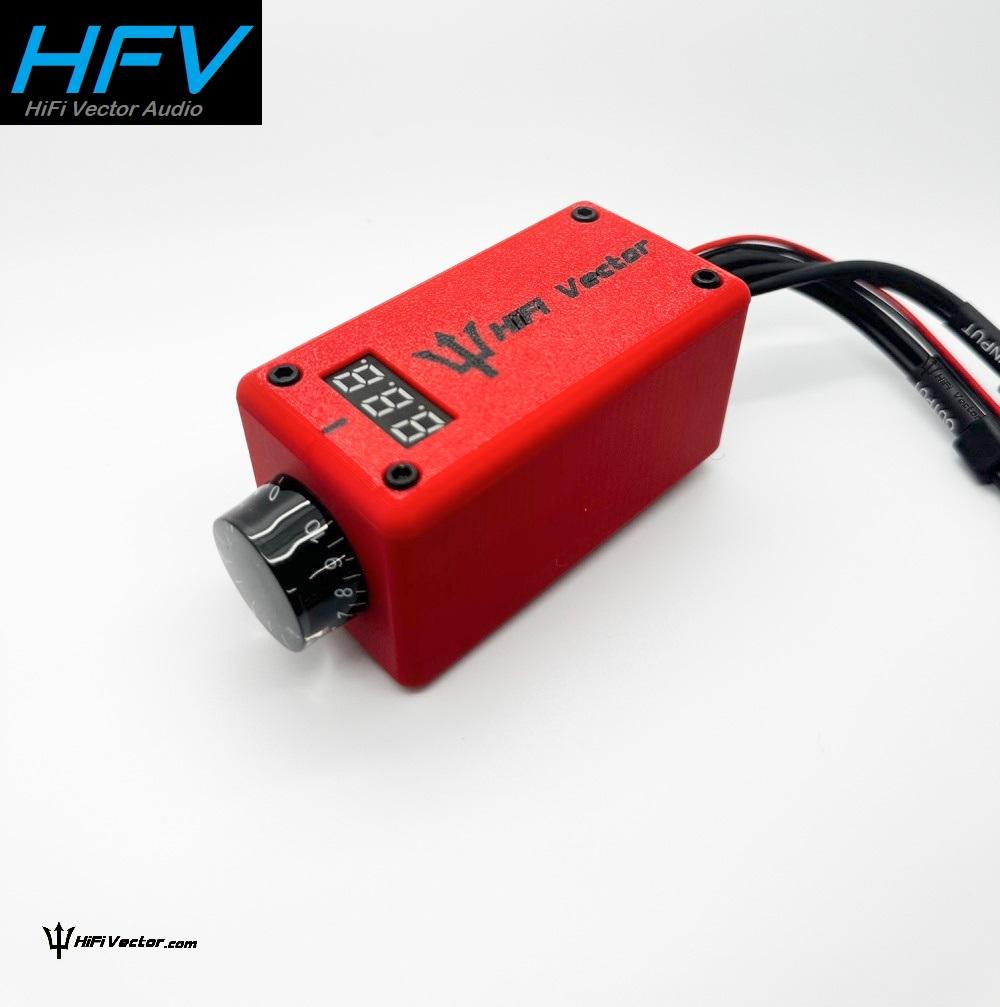 Red Car Audio Amplifier Bass Knob With Voltmeter RCA Volume Control - Etsy