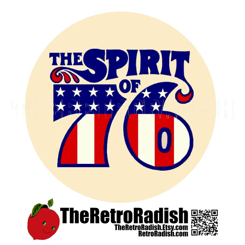 1970s Spirit of 76 Sticker Decal Label - Etsy