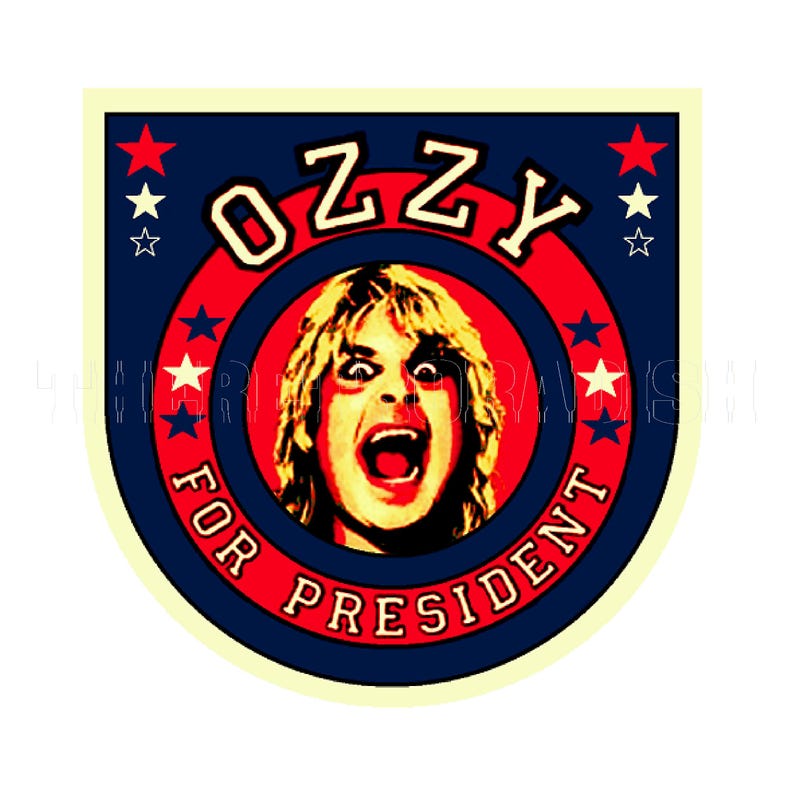 Sticker | 1980s Rock Music Legend Ozzy Osbourne Prince of Darkness ...
