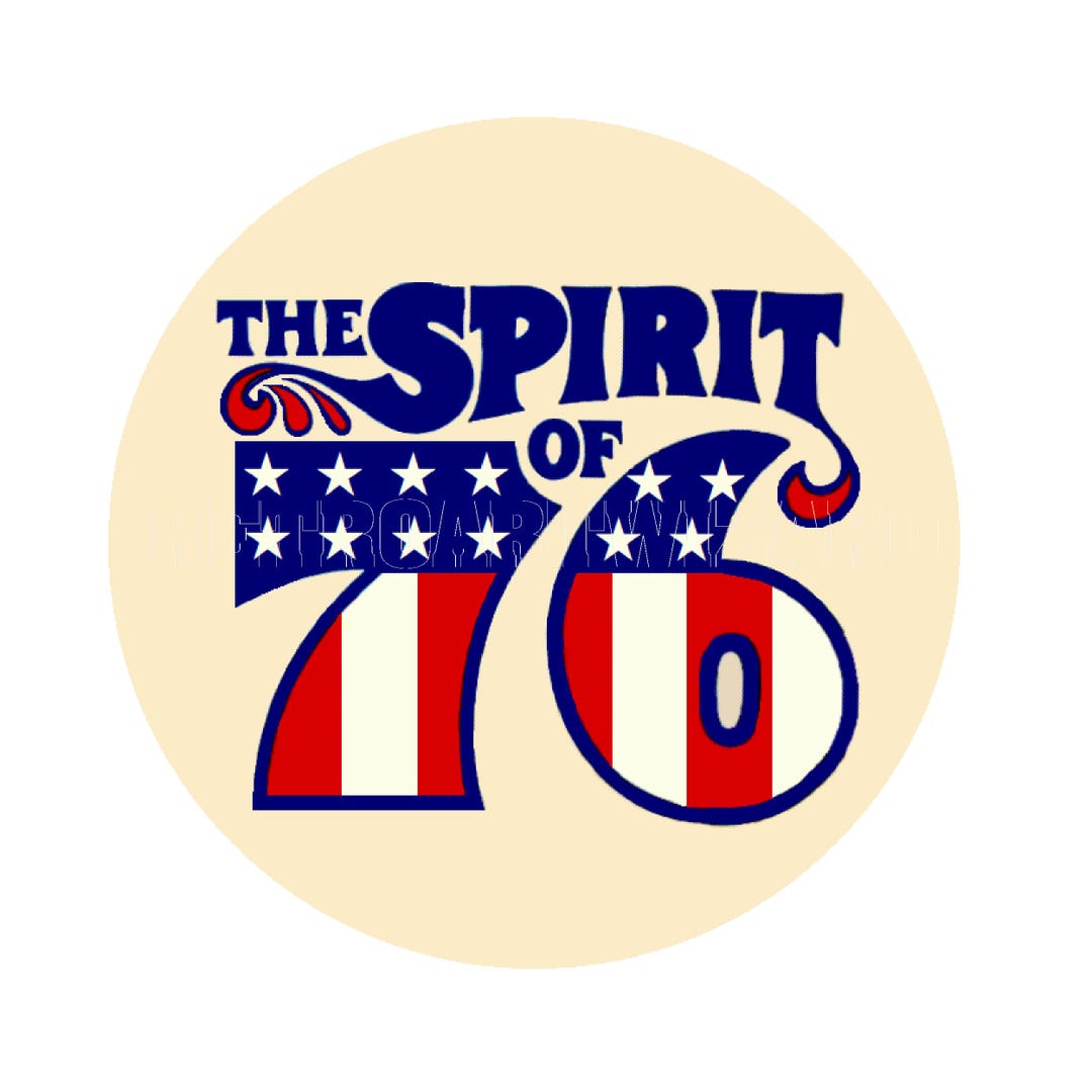Sticker 1970s Spirit of 76 Sticker Decal Label - Etsy