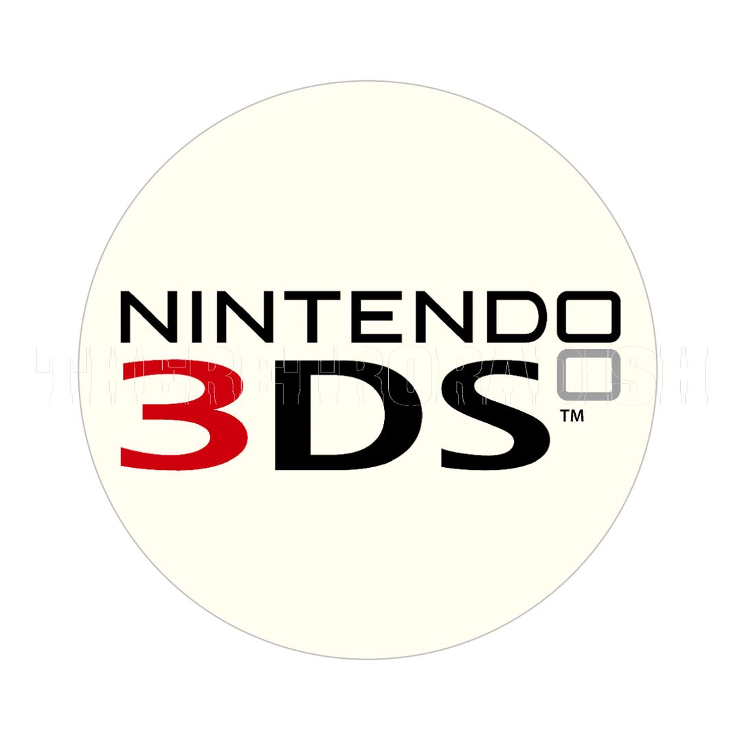 2010s Video Game History 2010s Gaming Nintendo 3DS Sticker Decal Label ...