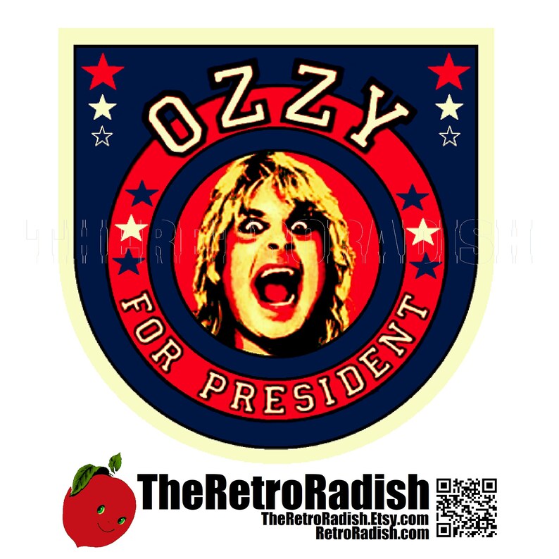 Sticker | 1980s Rock Music Legend Ozzy Osbourne Prince of Darkness ...