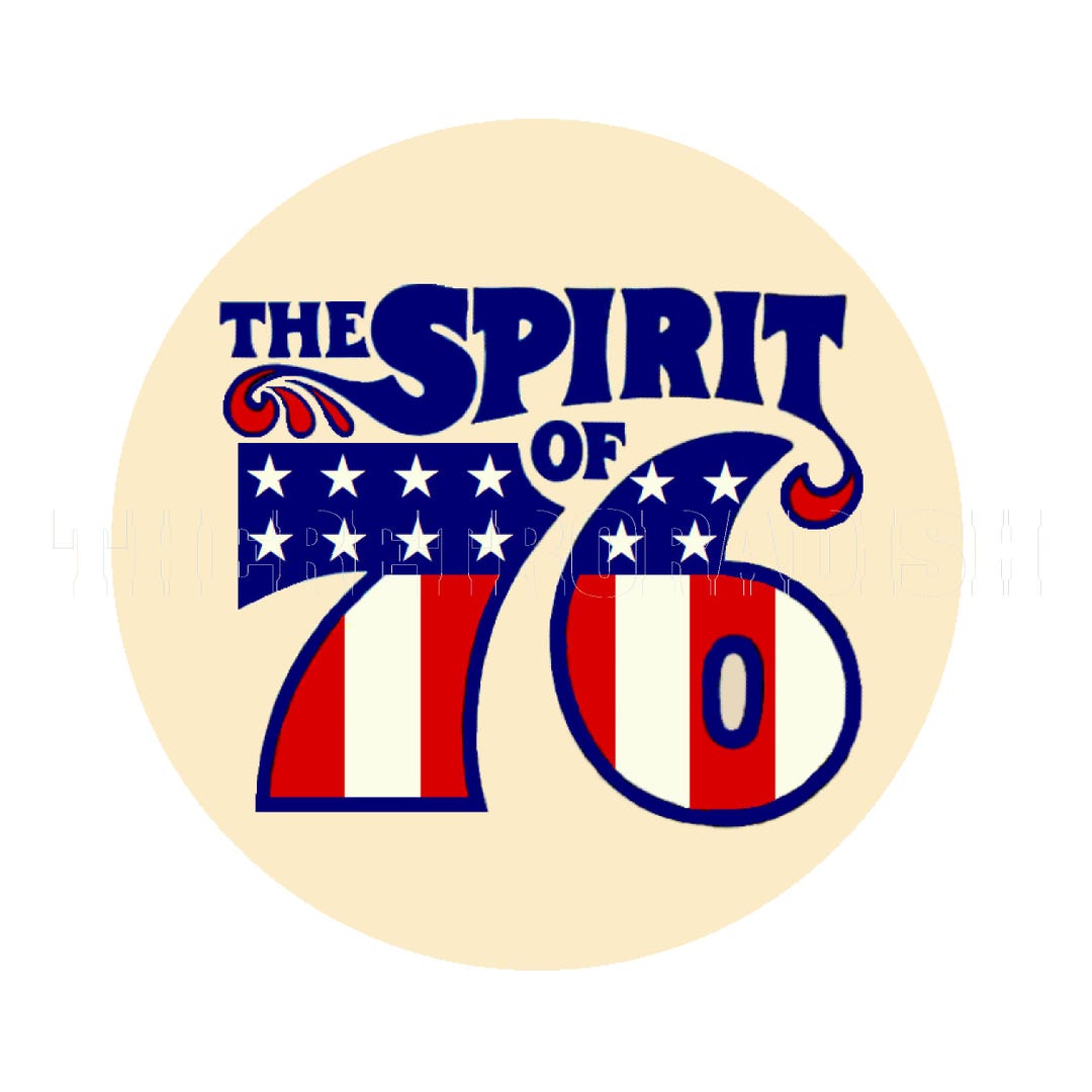 Sticker | 1970s Spirit of 76 Sticker Decal Label - Etsy