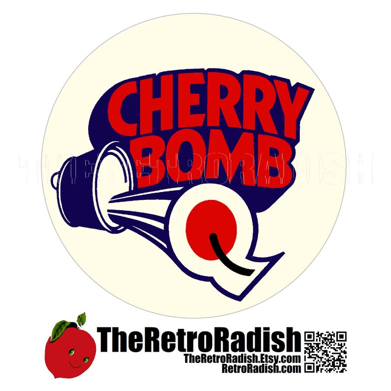 1970s Racing Glasspack Race Mufflers Cherry Bomb Sticker Decal Label - Etsy