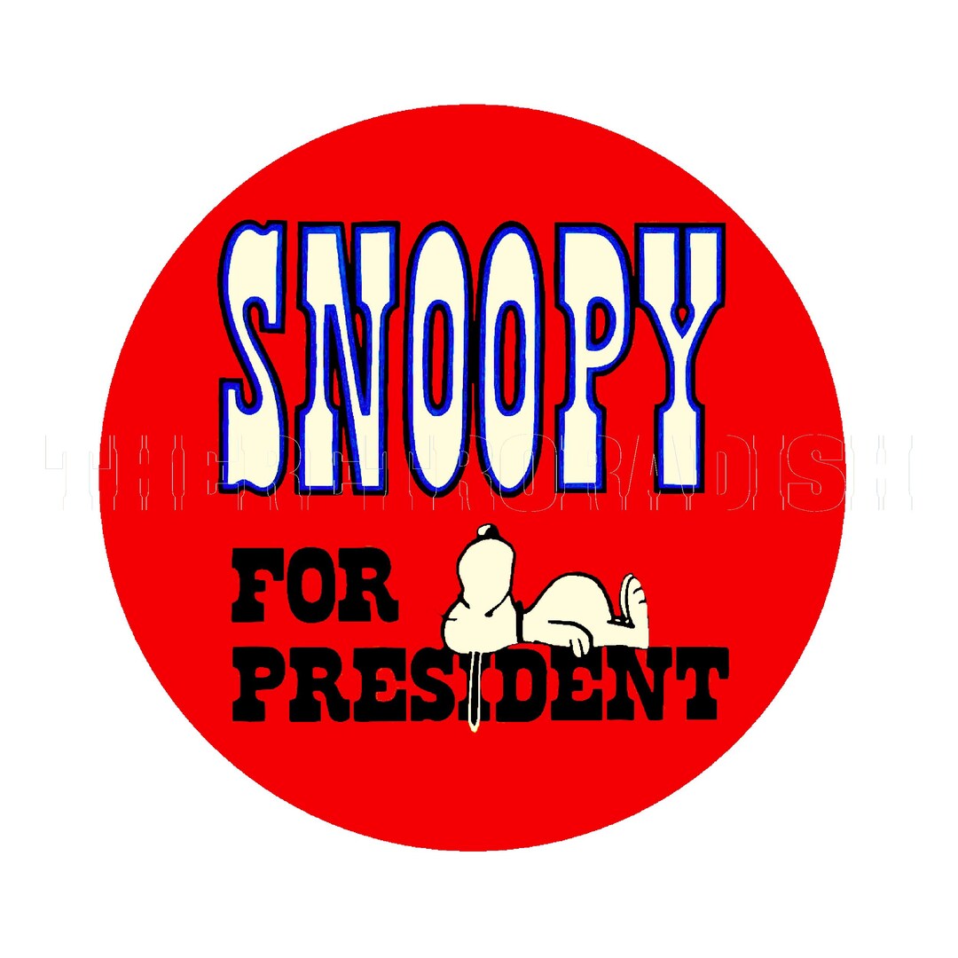 Sticker | 1970s Red Cute Snoopy Taking a Nap on His Kennel Roof Snoopy ...