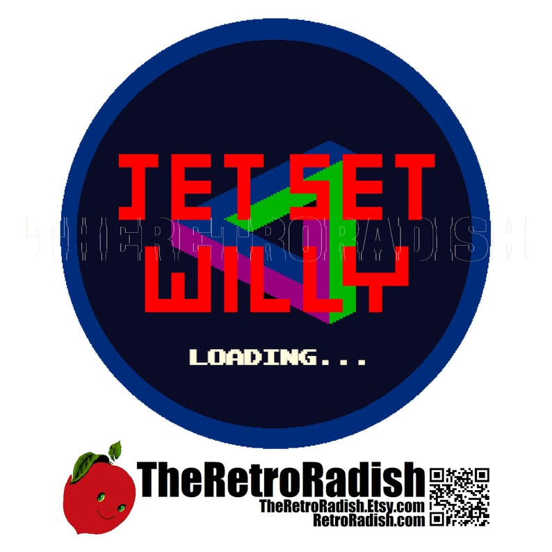 Sticker | 1980s Video Game History 80s Gaming ZX Spectrum Jet Set Willy ...
