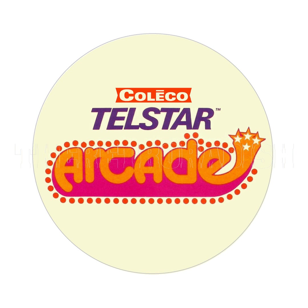1970s Video Game History 70s Gaming Logo Telstar Arcade Coleco Telstar ...