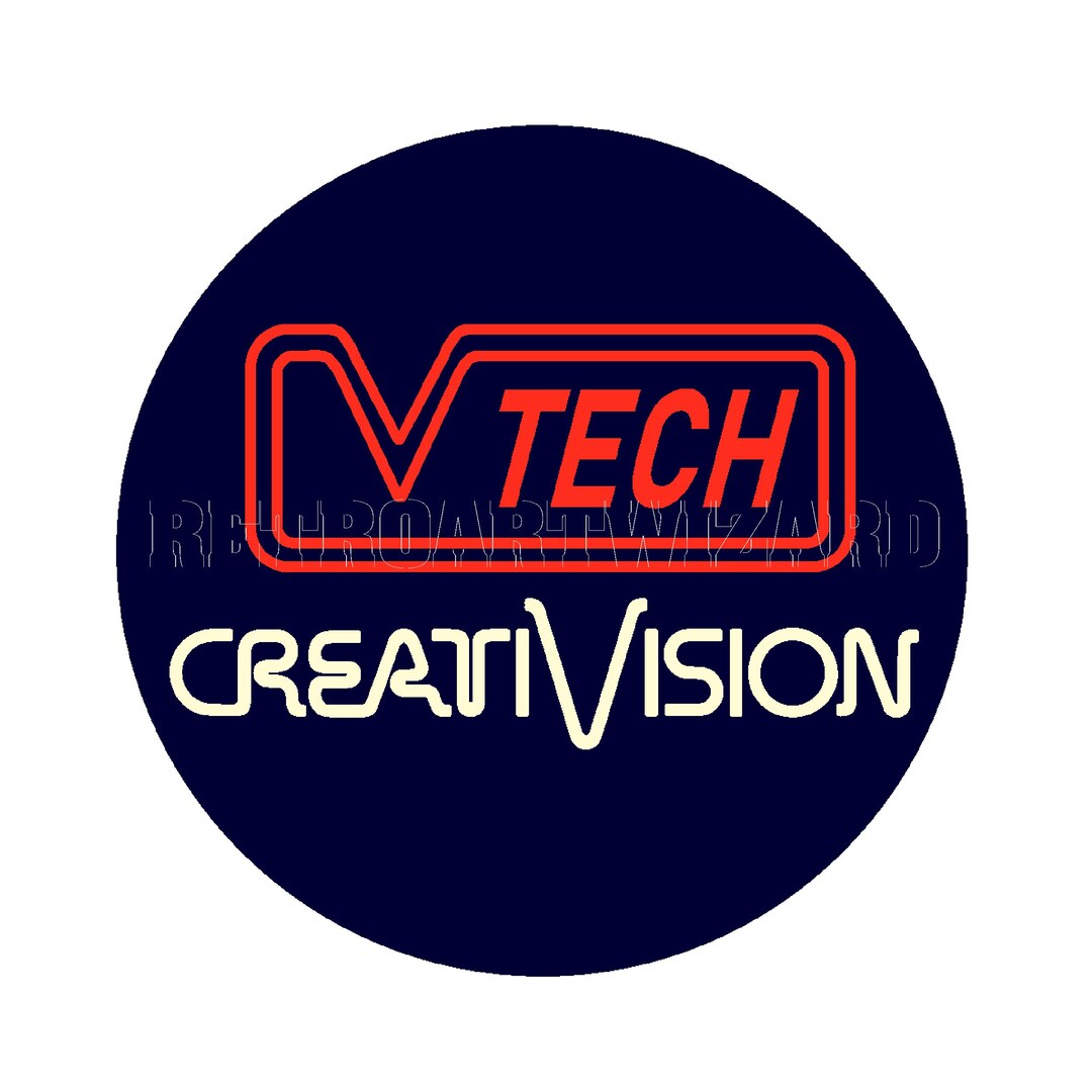 1980s Video Game History 80s Gaming Vtech Creativision Sticker Decal ...