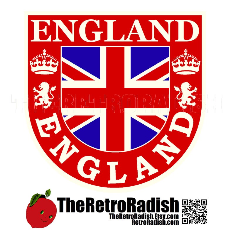 Sticker | 1960s British English Heritage Union Jack Flag British Lions ...