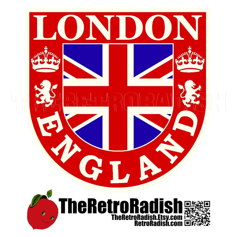 Sticker | 1960s British English Heritage Union Jack Flag British Lions ...