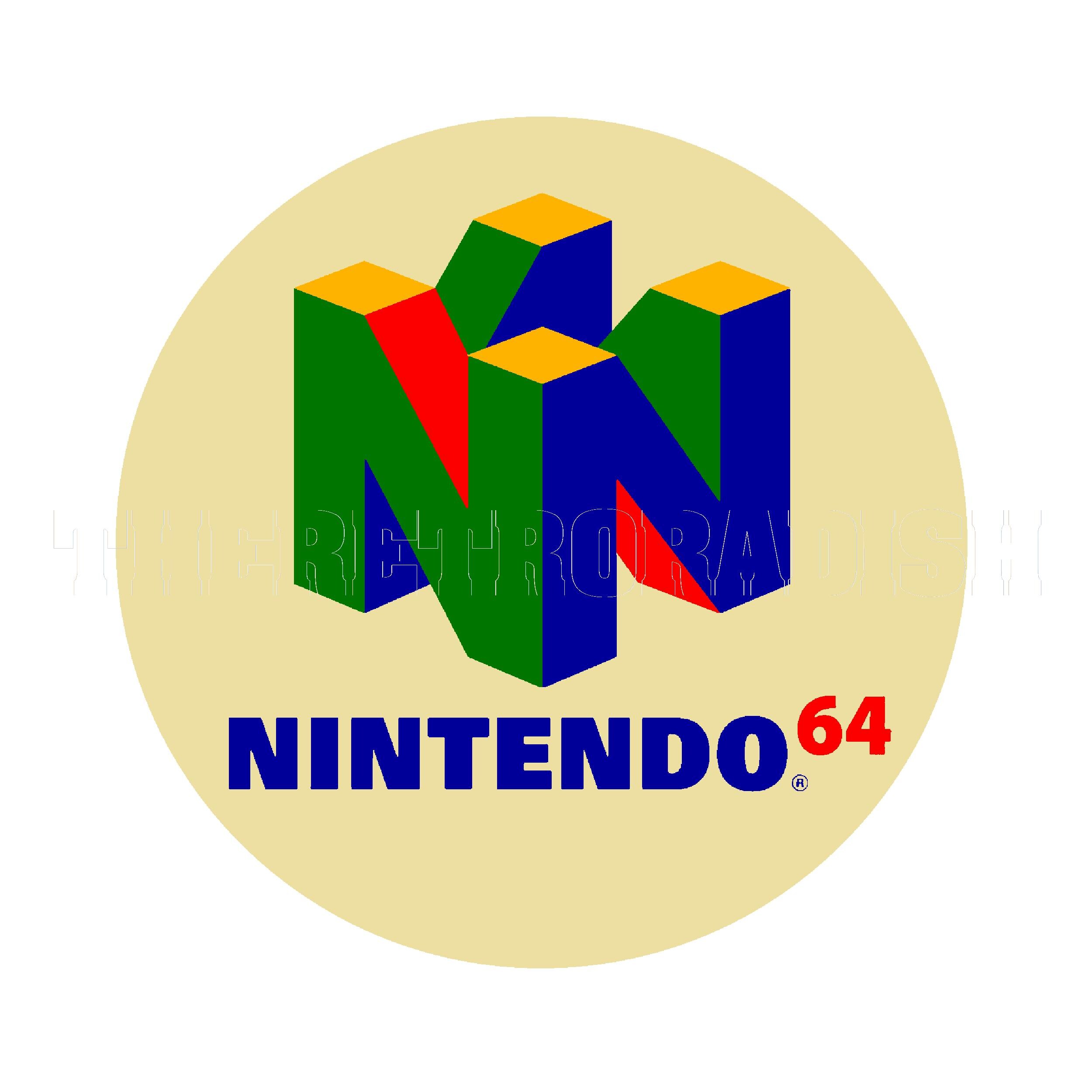 1990s Video Game History 90s Gaming Nintendo 64 Logo N64 Sticker Decal ...