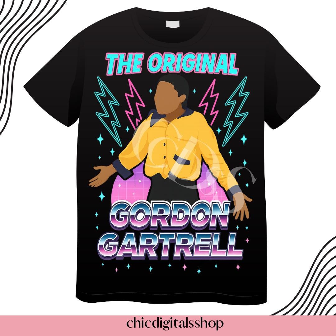 Gordon Gartrell Shirt PNG: 80s Retro TV Art (digital Download - Etsy