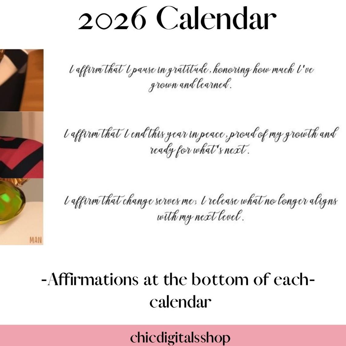 2026 Afro Glam Calendar | Black Women Art, Affirmations (digital ...