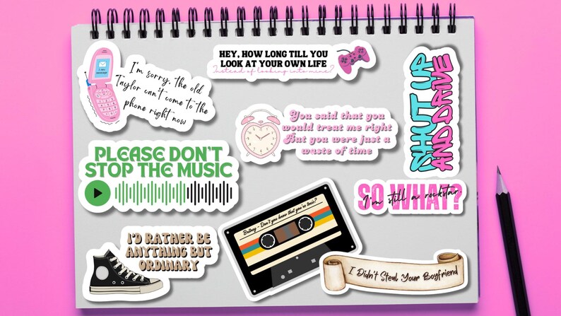 Y2K Pop Divas Digital Sticker Pack | 2000s Badass Quote Stickers ...
