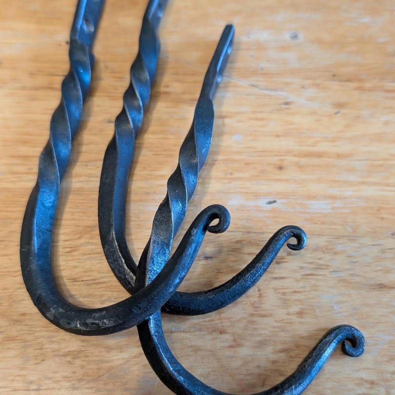 Hand Forged Hooks - Etsy
