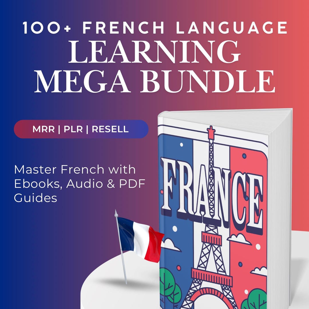 100+ French Language Learning Mega Bundle – Master French With Ebooks ...