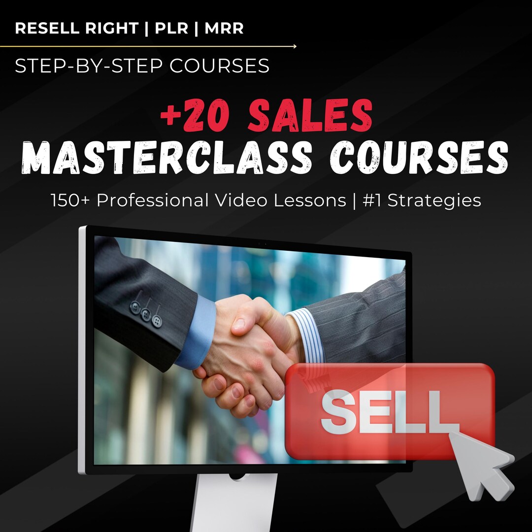 Sales Strategy Masterclass | 20 Courses | Productivity, Trend ...